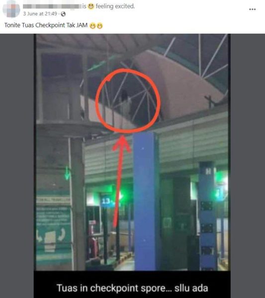 Ghostly Figures Allegedly Spotted At Johor Checkpoint, People Joke It’s ...