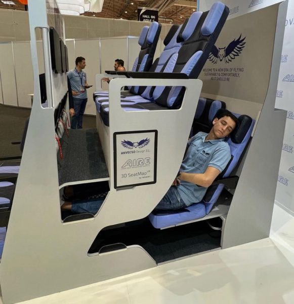 Designer Creates Double-Decker Aeroplane Seat Prototype, Travellers ...