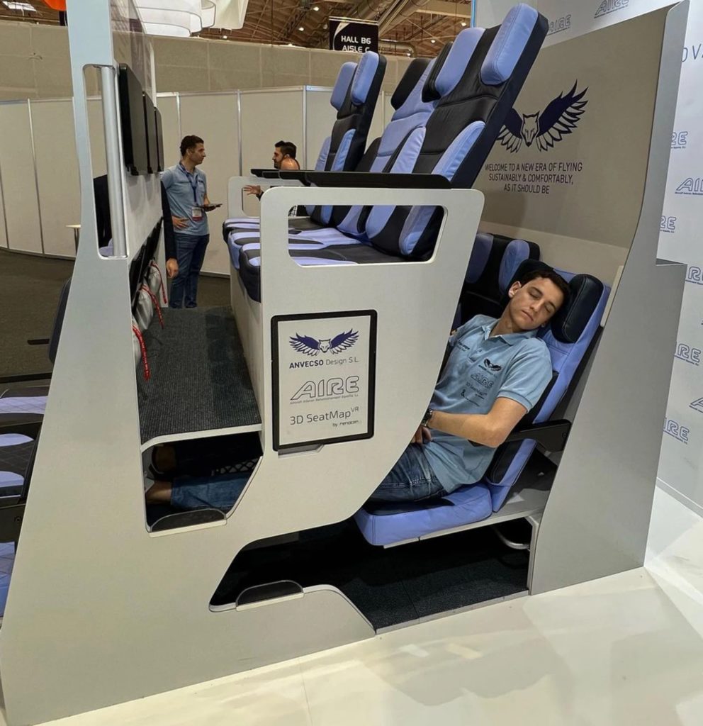 Designer Creates Double-Decker Aeroplane Seat Prototype, Travellers ...