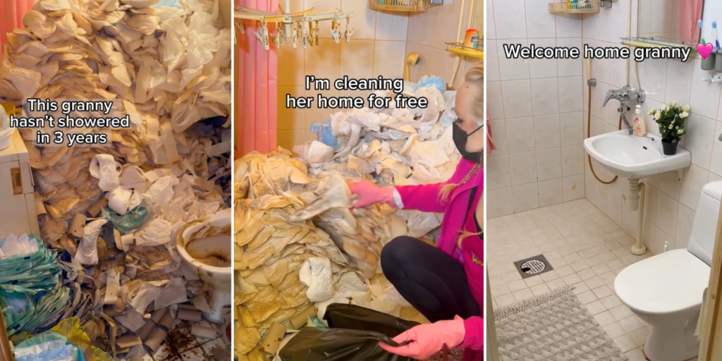 Finnish Woman Cleans Granny's Soiled & Cramped Bathroom For Free, Says ...