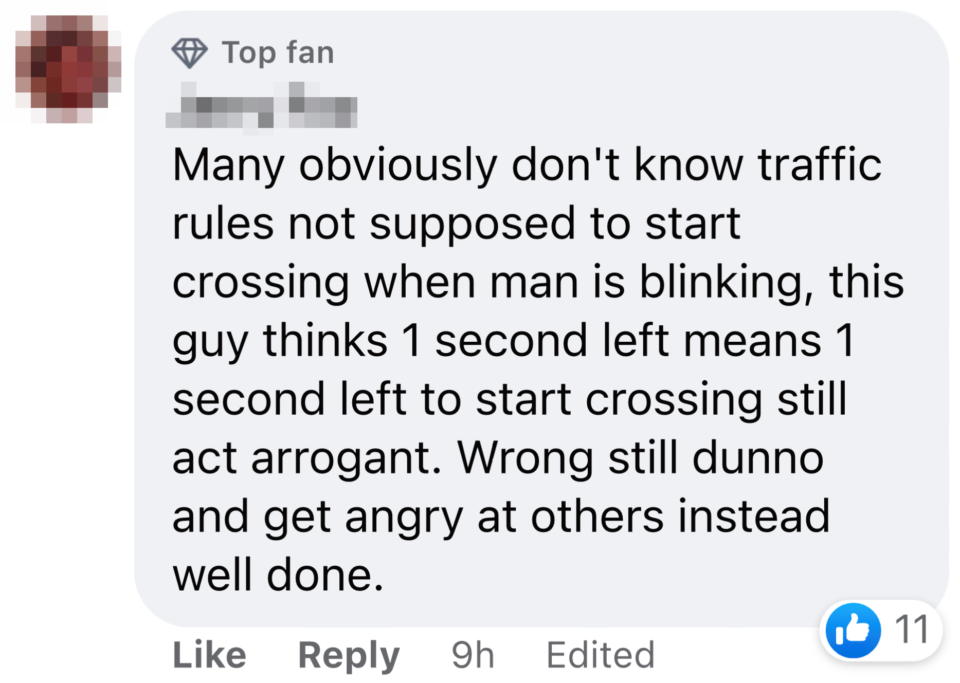 Pedestrian Points Middle Finger At Driver After Dashing Across Road ...