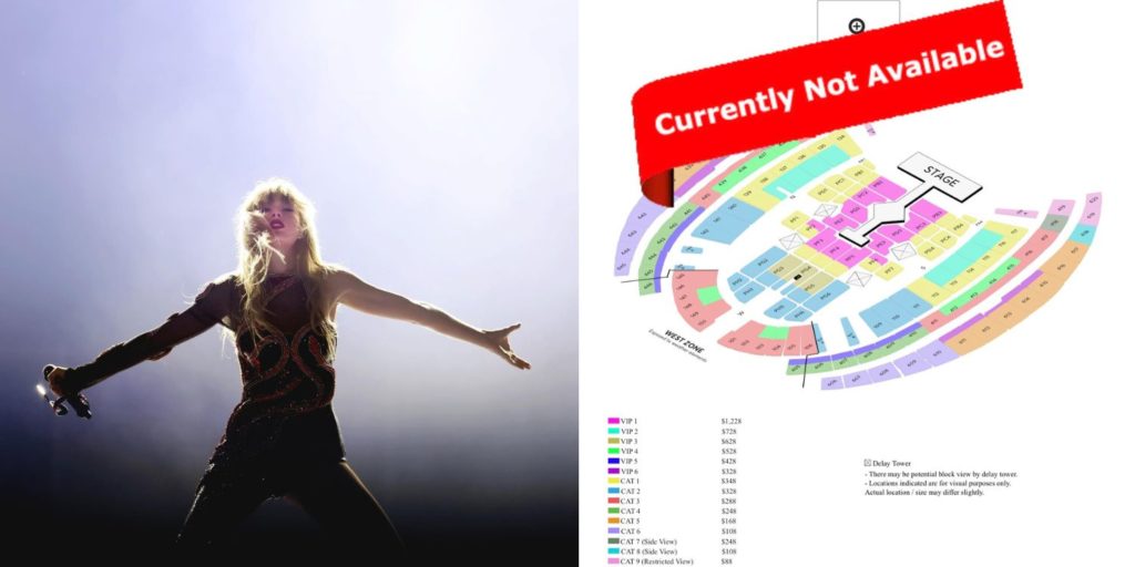 Taylor Swift Concert Sold Out On Ticketmaster & Klook, Tickets ...
