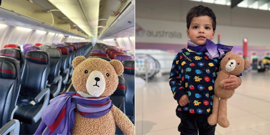 Toddler Loses Teddy Bear On Virgin Australia Flight, Airline ...