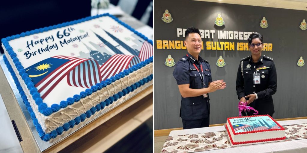 ICA Gives M'sia 2 Cakes For Merdeka Day, Says It's An Annual Tradition