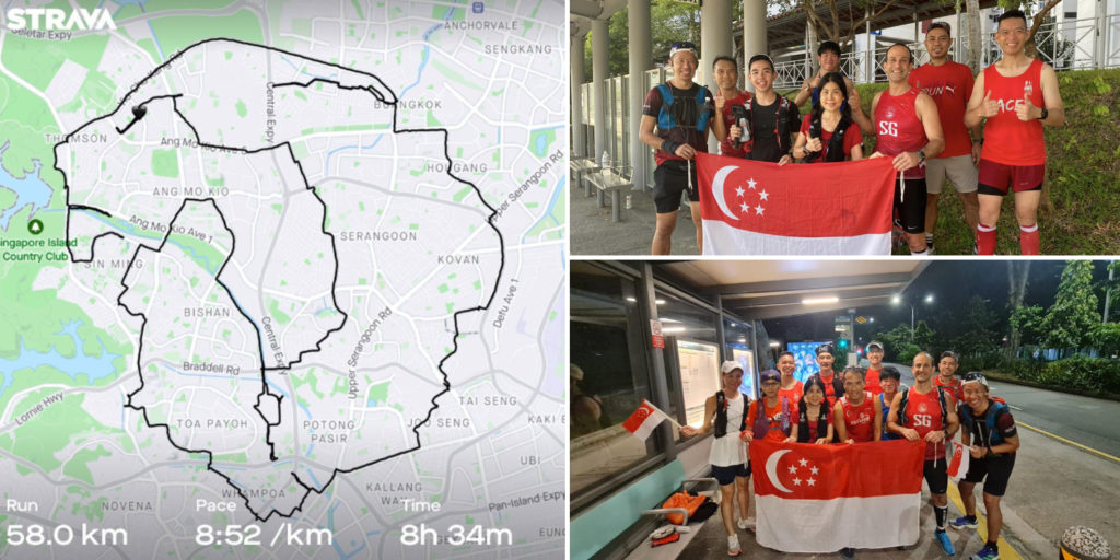 S'poreans Run 58km On Lion Head Route For National Day, Feat Completed ...