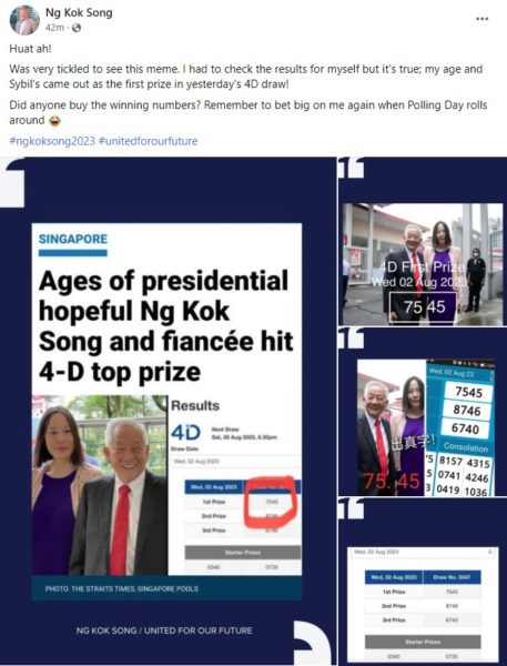 '7545' Emerges As Winning 4D Combination, Punters Realise It's Ng Kok ...