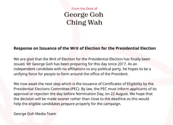 Presidential Hopefuls Respond To Writ Of Election, Say They're Ready ...