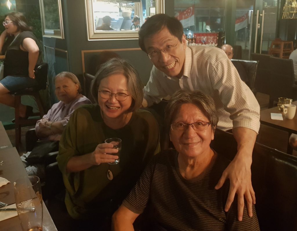 Sylvia Lim & Partner Visit Chee Soon Juan's Café Orange & Teal, Enjoy ...