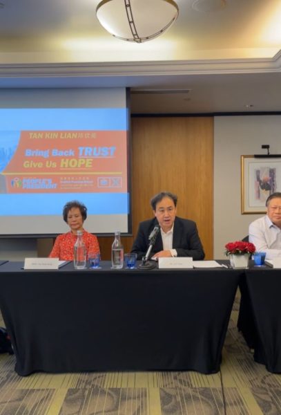 Tan Kin Lian Launches Presidential Bid With Tan Jee Say As Proposer ...