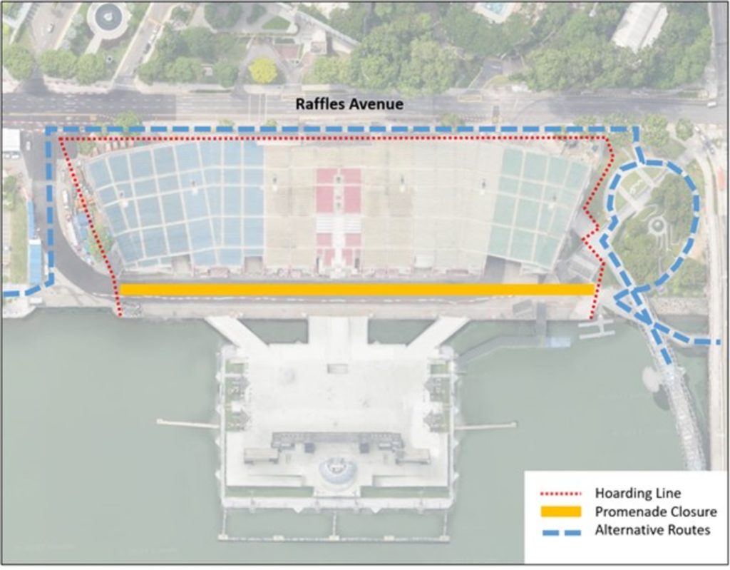 NS Square At Marina Bay To Be Completed By 2027, Pedestrian Path Facing ...