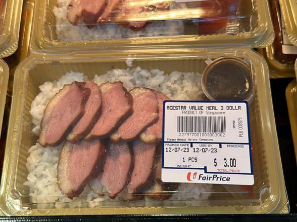 FairPrice Introduces S$3 Value Meals, Get Asian Roast & Sushi On A Budget