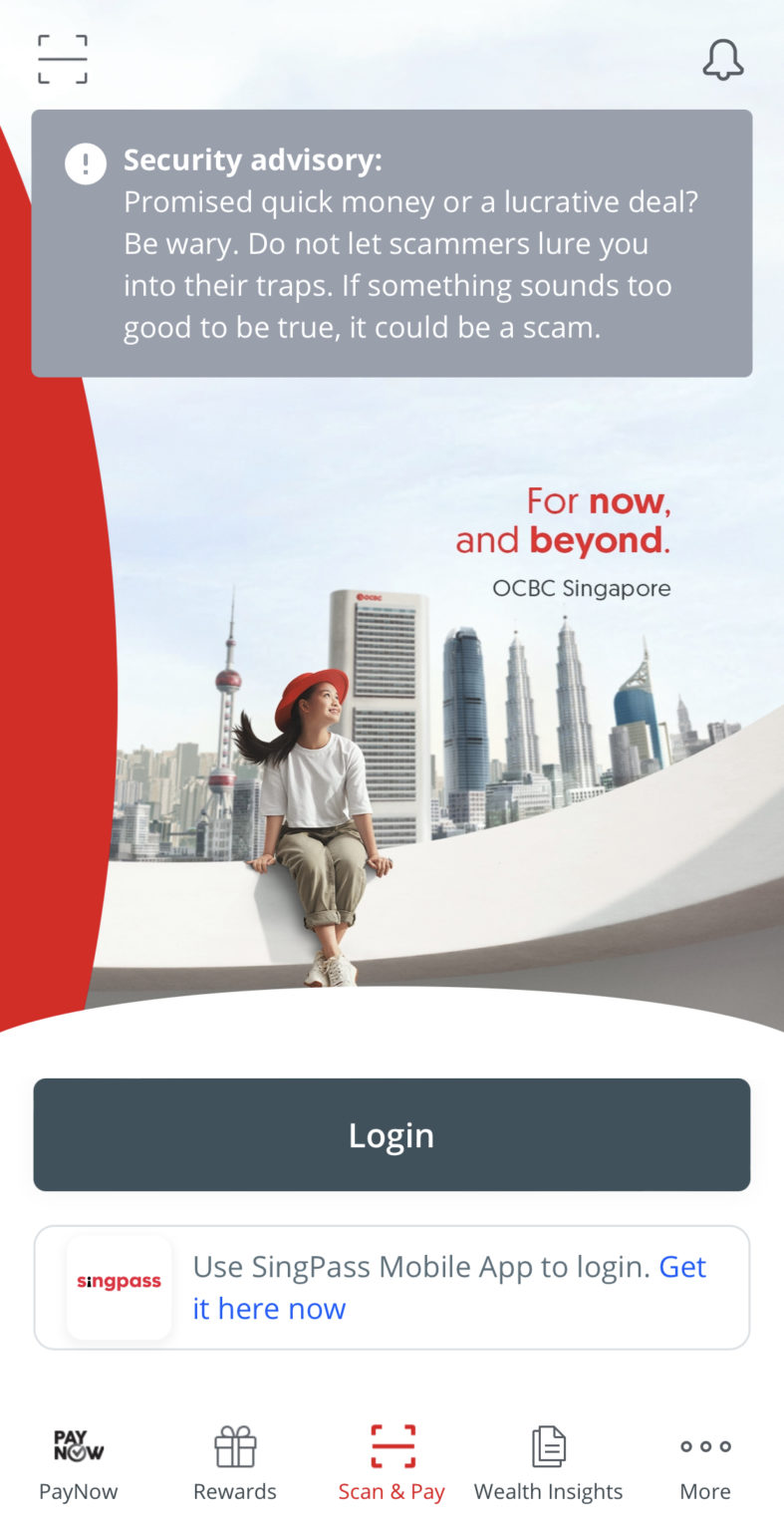 OCBC To Remove Pay Anyone App In October, Services Available On Main App