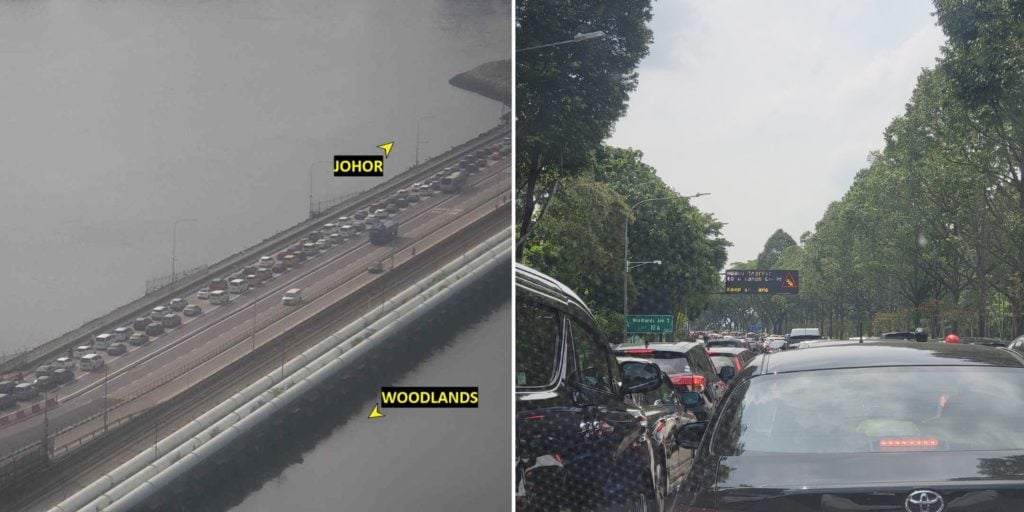 Heavy Congestion At Johor-Singapore Causeway, Traffic Jam Leads From ...