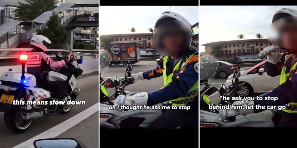 Rider Stops After Mistaking TP's Wave As 'Slow Down', Friendly Certis ...