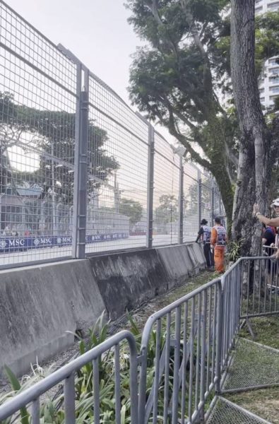 Monitor Lizard Spotted Crawling On F1 S'pore Track During Practice ...