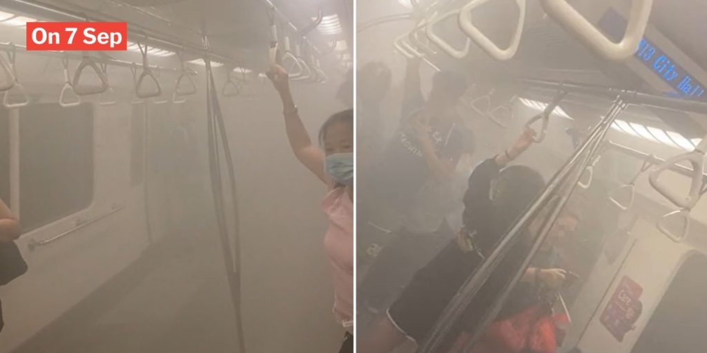 MRT Train Fills With Smoke Due To Refrigerant Gas Leak, Passengers ...
