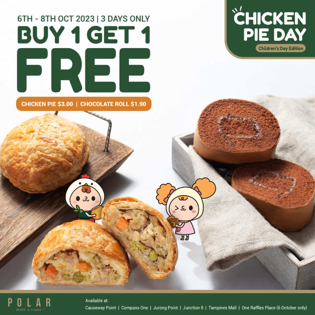 Polar Puffs & Cakes Has 1-For-1 Chicken Pies & Chocolate Swiss Rolls ...