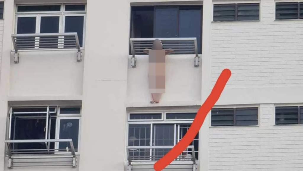Yishun Woman Seen Dangling Naked On HDB Parapet Is Not Migrant Domestic ...