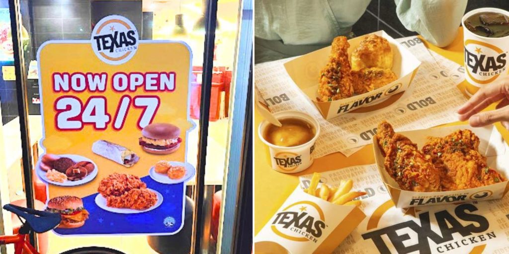 Texas Chicken Outlets Are Now Open 24 Hours & Serving New Breakfast ...