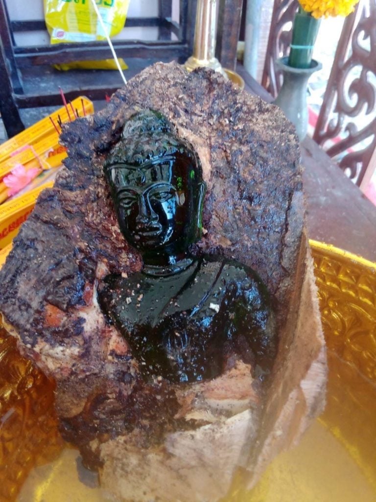Workers In Thailand Find Ancient Buddha Statue Inside Tree They Cut Down