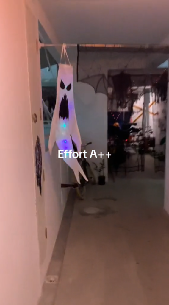 Tampines Resident Decorates HDB Corridor With Ghosts & Body Bags For ...