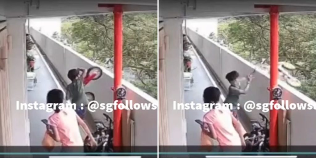 Kids Hurl Rock & Bicycle Down Ang Mo Kio HDB, Parents Reportedly ...