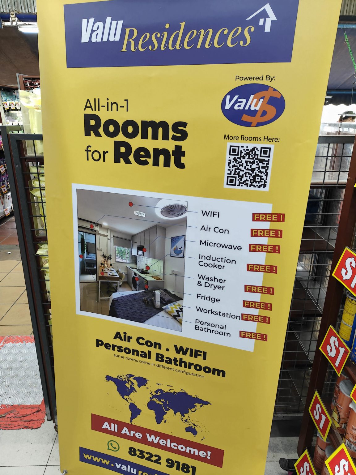 Value Dollar Offers Rooms For Rent Under ValuResidences, Marsiling Unit Available For S$3.8K/Month