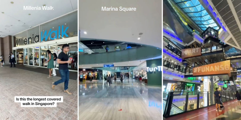 Expat Tries S’pore’s ‘Longest Covered Walk’ From Millenia Walk To Funan ...