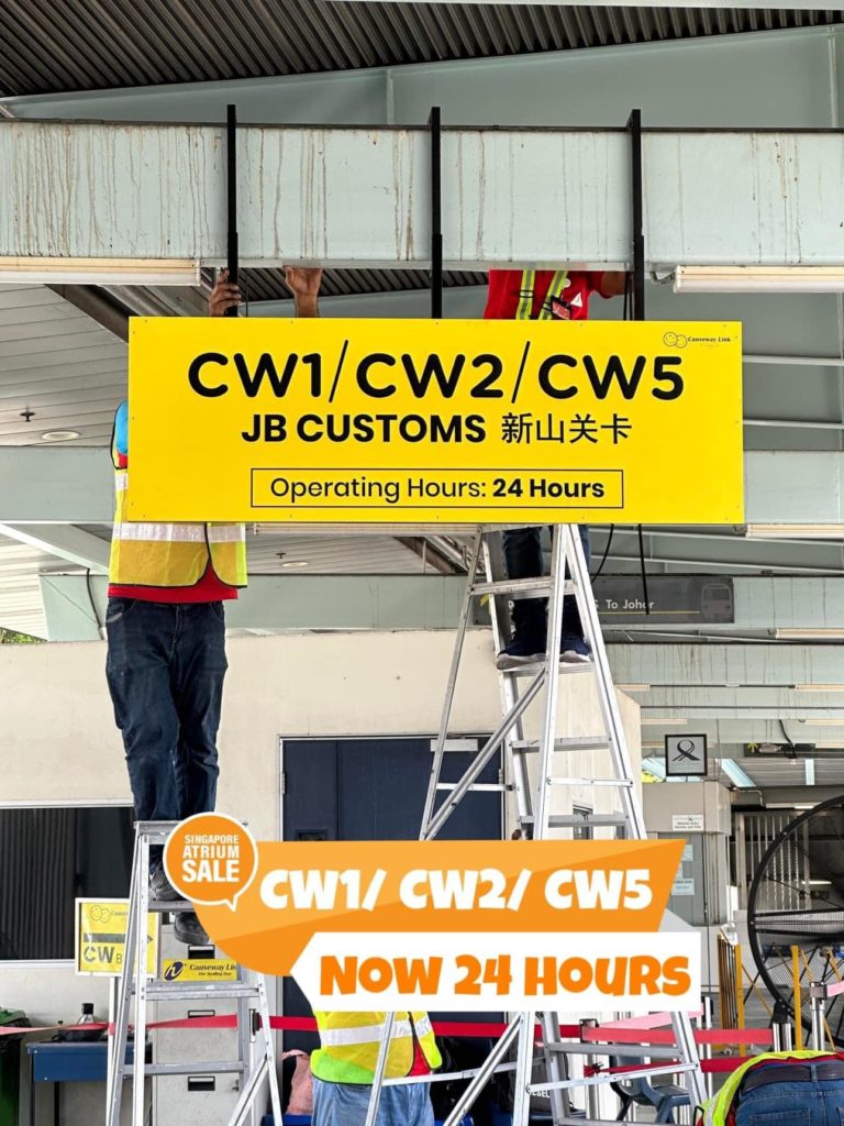 Causeway Link Clarifies 'Misleading' Signage At Woodlands Checkpoint ...