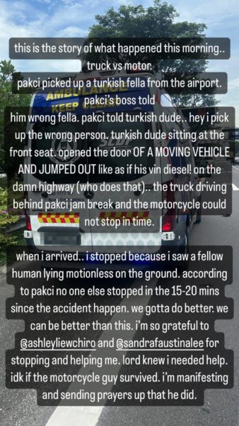 ECP Accident Allegedly Caused By Man Who Jumped Out Of Vehicle With ...