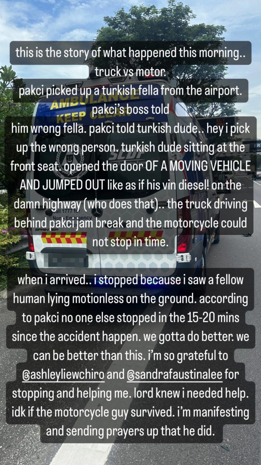 ECP Accident Allegedly Caused By Man Who Jumped Out Of Vehicle With ...