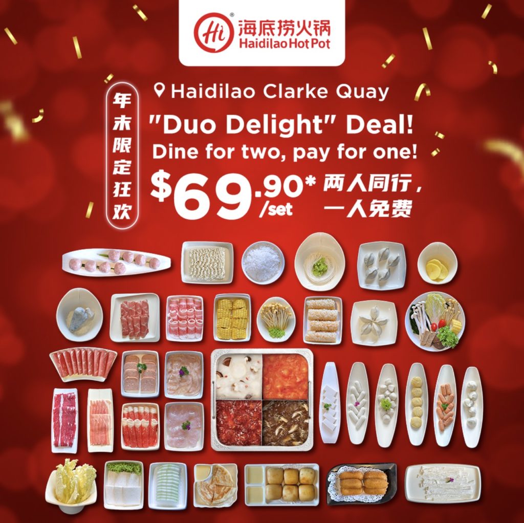Haidilao Clarke Quay Has S$69.90 Set Meal For 2, Jio Bae For Hotpot