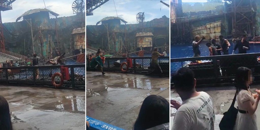 USS WaterWorld Performer Injured After Stunt Allegedly Goes Wrong ...