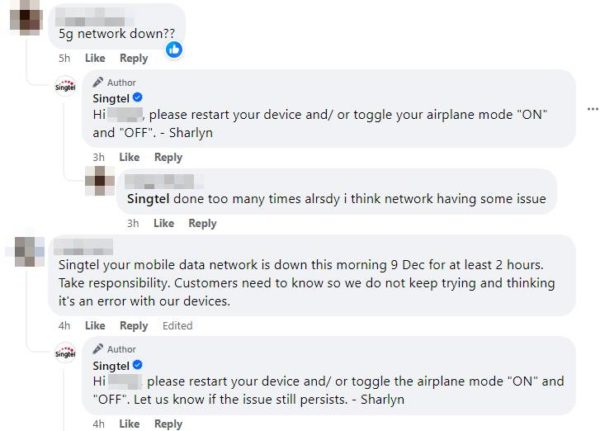 Singtel Network Reportedly Down For Some Users On 9 Dec Morning, Telco ...