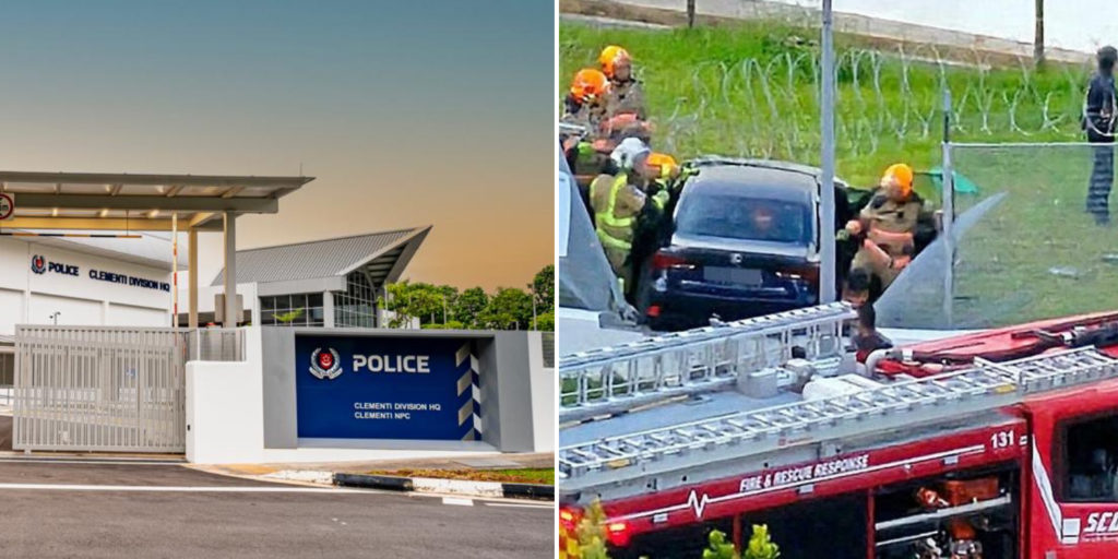 80-Year-Old Woman Loses Control Of Car & Crashes Into Clementi Police ...