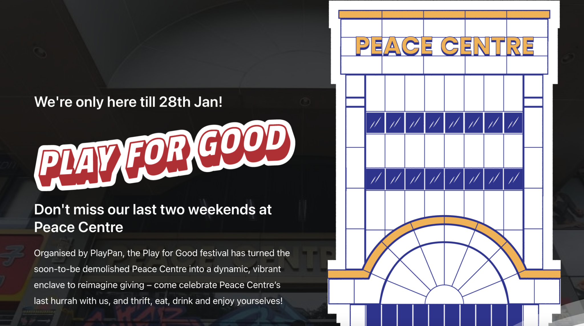 Peace Centre Closes After 28 Jan, Events & Thrift Stores Draw Visitors ...