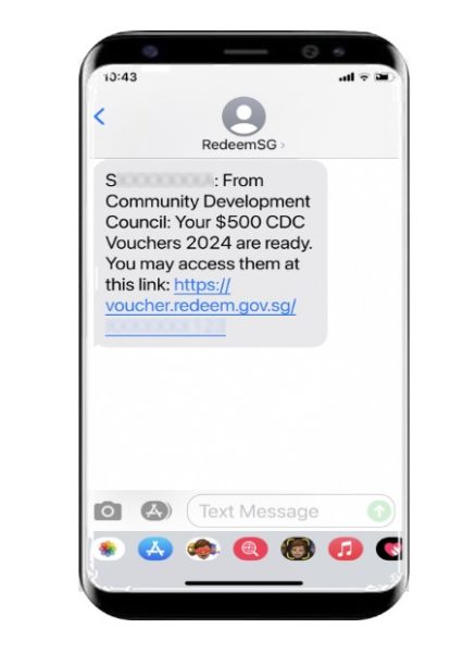 Scam SMS With Links To Redeem CDC Vouchers Circulating, Verify Before ...