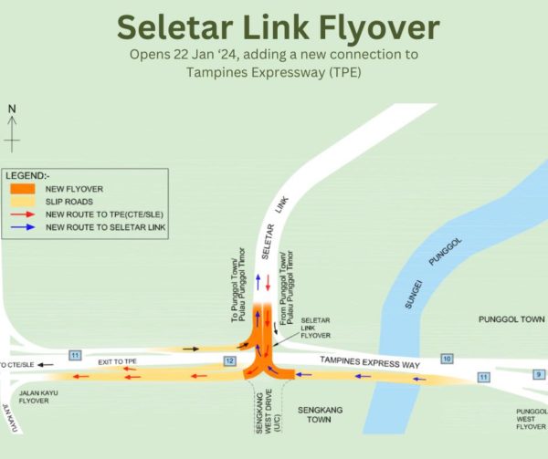Seletar Link Flyover Opens 22 Jan, Provides Another Route From Punggol ...