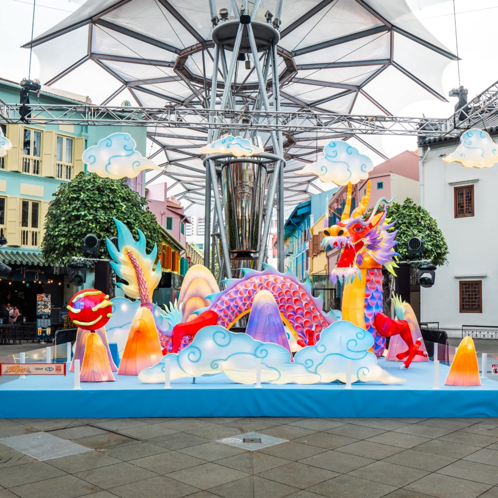 Colourful 8-Metre-Wide Dragon Installation At Clarke Quay Moves, Lights ...