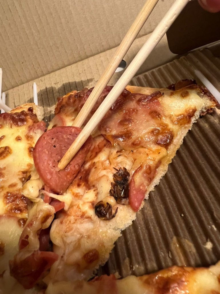 Customer finds cockroach pieces in Pepperoni Pizza, Pizza Hut ...