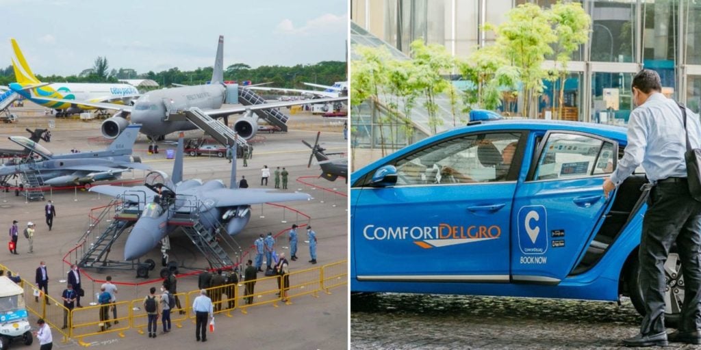 S$15 surcharge for taxi rides from S'pore Airshow on top of metered fare