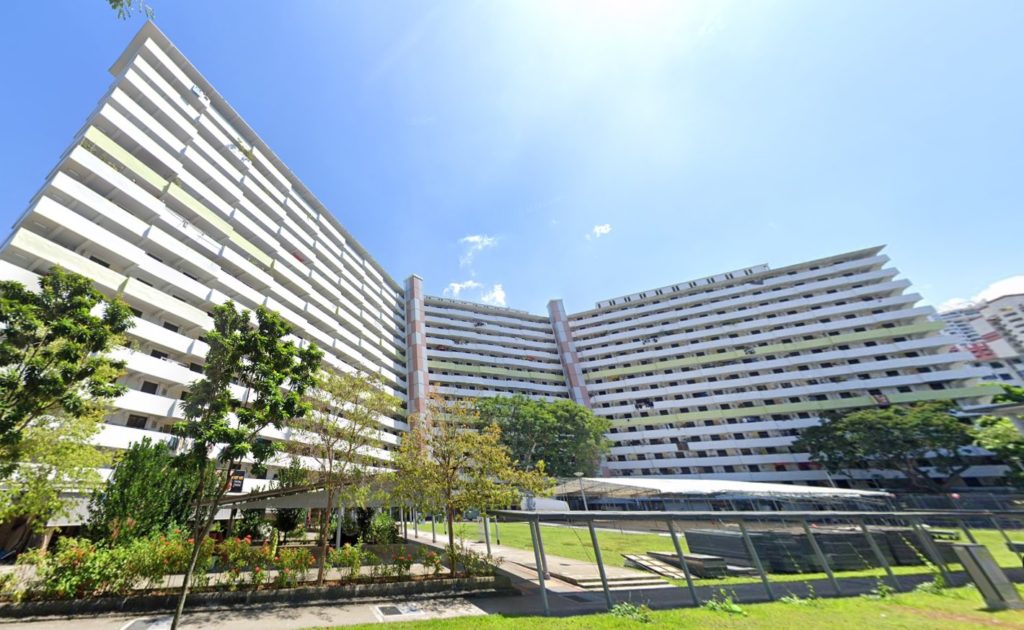 9-storey-high couplet unfurled down Lengkok Bahru HDB block certified ...