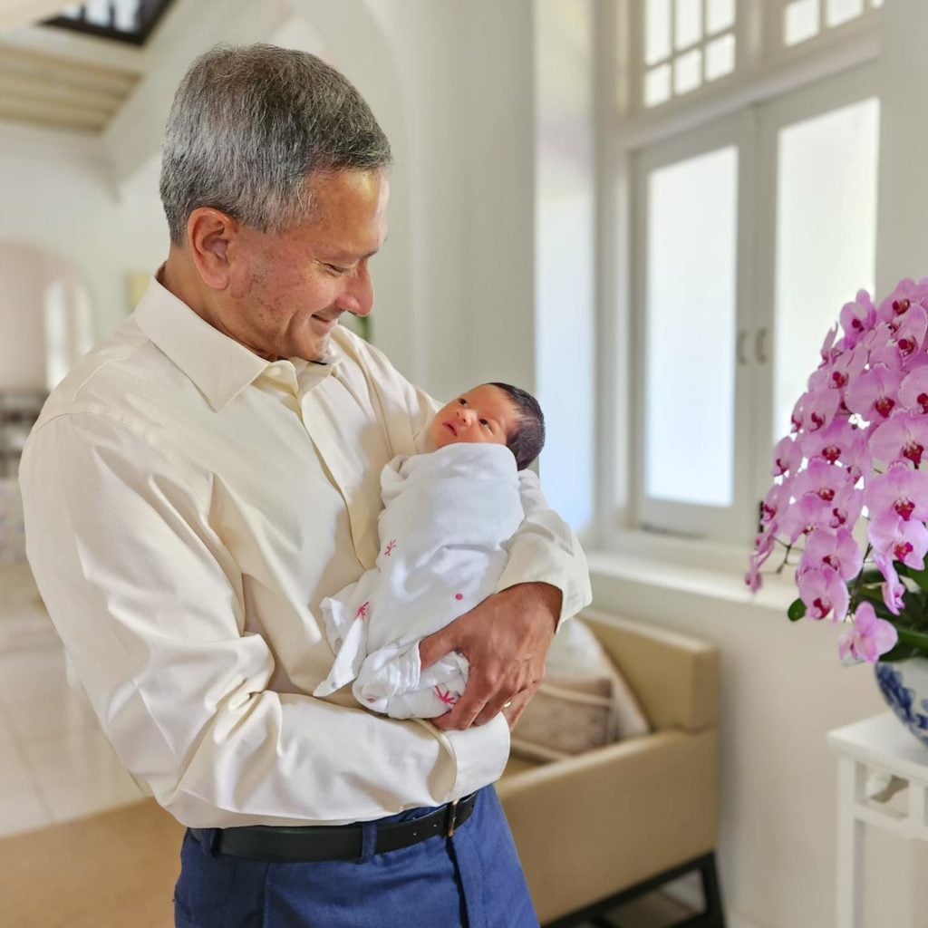 Vivian Balakrishnan Welcomes Grandson 2 Days Before Chinese New Year