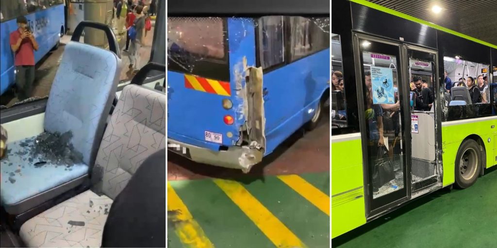 2 buses involved in collision at JB checkpoint, 1 passenger taken to ...