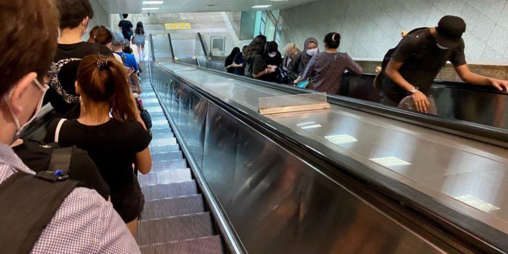 Escalators on 3 MRT lines will be refurbished from 2026, works carried ...