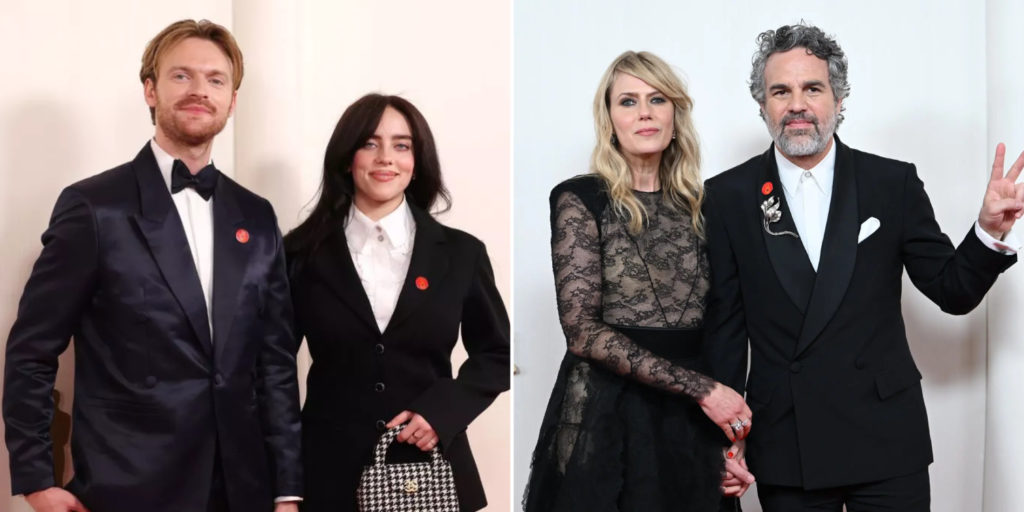 Billie Eilish, Mark Ruffalo & more don red pins in support of Gaza ...