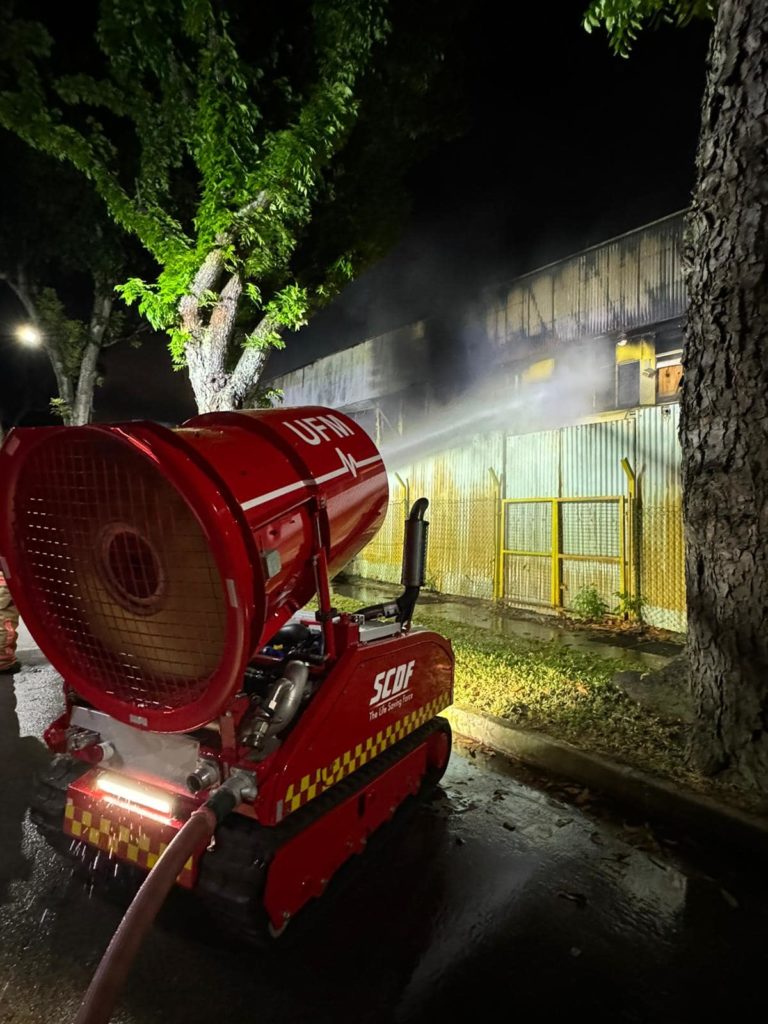 3 individuals taken to hospital after industrial fires in Eunos & Defu Lane
