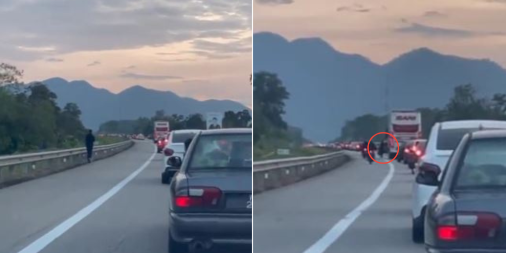 Man runs after bus on M'sian highway after being left behind at rest stop