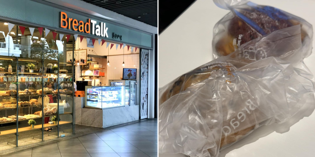 Dismay after BreadTalk S’pore imposes S$0.10 plastic bag charge