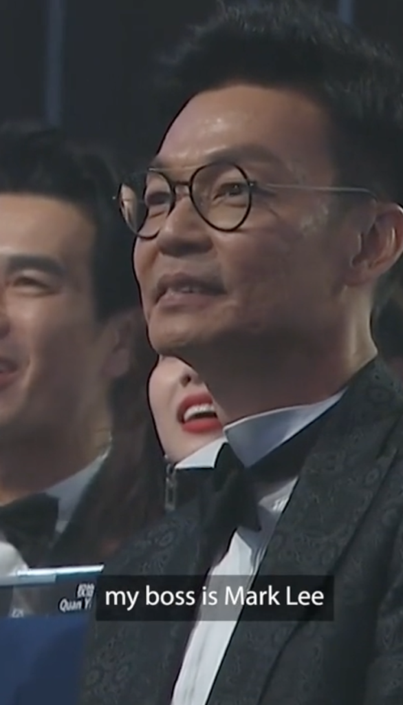 Marcus Chin sings acceptance speech to thank supporters during Star Awards